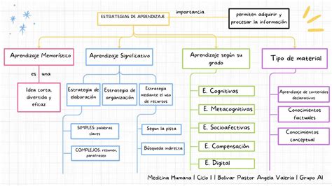 Mapa Conceptual De Estrategias Del Aprendizaje Angela Udocz