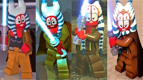 The Evolution Of Shaak Ti In Lego Star Wars Games Youtube