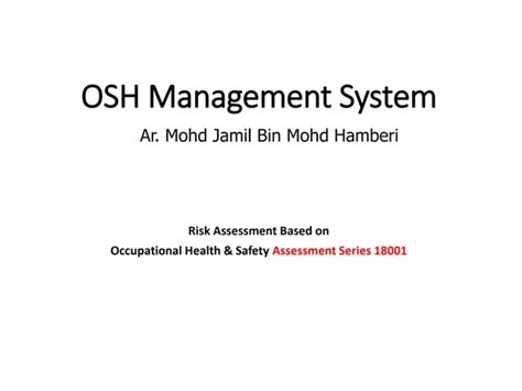 11 Chapter 2 0 Ohs Management System Pdf