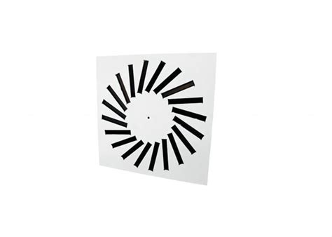 Air Freshener Swirl Diffuser Tegular Swirl Diffuser For Modular Ceiling
