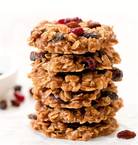 Healthy Oatmeal Raisin Cookies No Eggs Flour Butter Or Refined Sugar