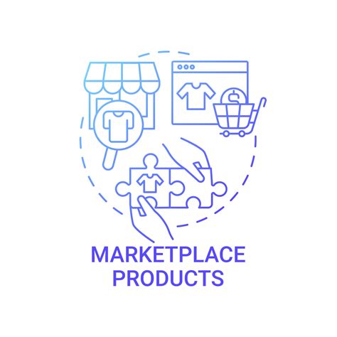 Marketplace Products Concept Icon Choice Parameter Abstract Idea Thin Line Illustration