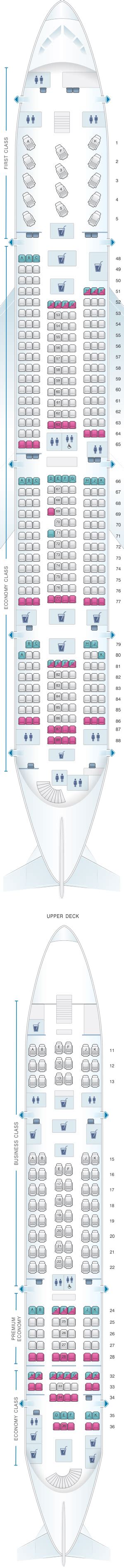 15 Airbus Industrie A380 800 Seat Map Qantas