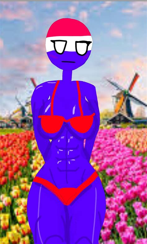 Countryhumans Netherlands In A Bikini By Lunarinask On Deviantart