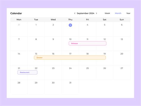 Calendar Ui Designs Themes Templates And Downloadable Graphic Elements On Dribbble