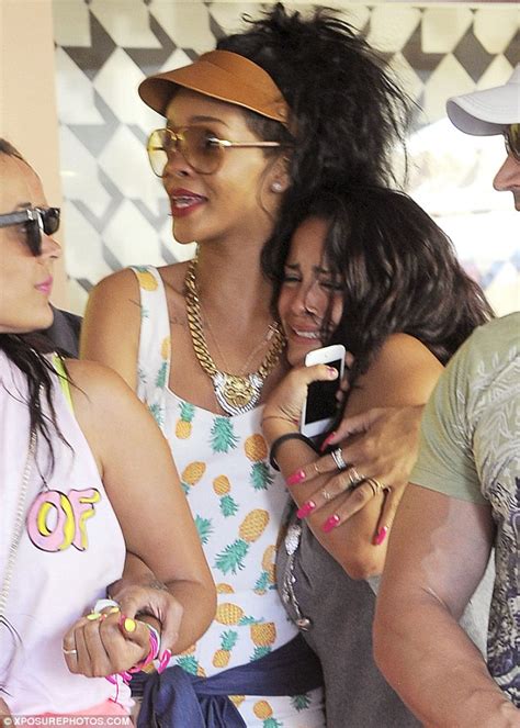 Rihanna Shows Off Her Summer Style In Pineapple Printed Playsuit And
