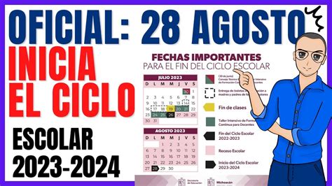SEP Publica Calendarios Escolares Para El Ciclo Lectivo 2023 2024
