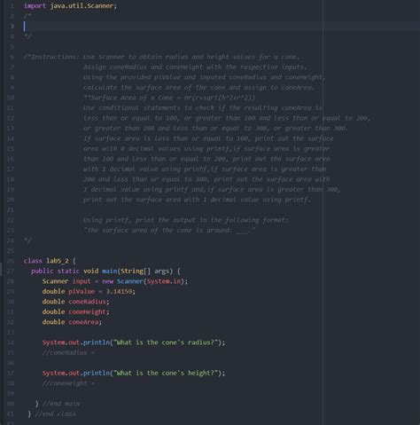 Solved Java Assign Values To The Variables Using User Input Chegg