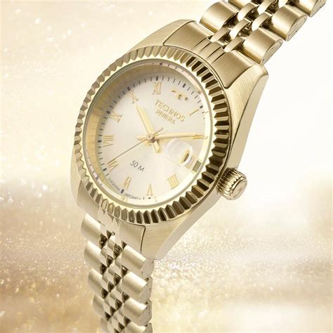 Relógio Technos Feminino Riviera Dourado CEO X Dourado