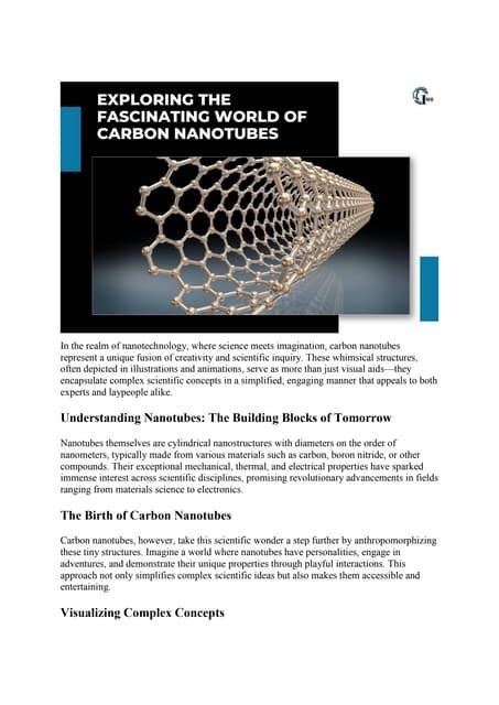 Carbon Nanotubes Applications Challenges And Ethical Considerations