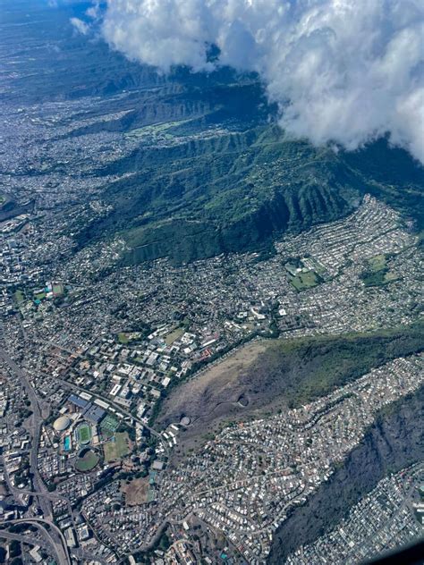 Two Views Of Honolulu From The Air I L I N D