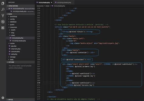Plantillas blade en laravel Motor de plantillas blade en nuestra página web