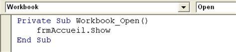 Vba Pour Excel Introduction