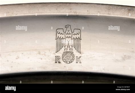 Adolf Hitler A Big Serving Plate With Draining Board And Cover From