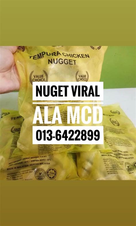 Nuget Viral Ala Mekdi Food And Drinks Spice And Seasoning On Carousell
