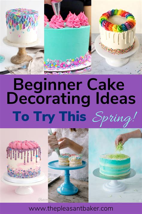 Beginner Cake Decorating Ideas To Try This Spring Artofit