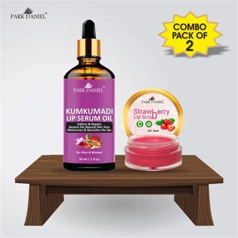 Kumkumadi Lip Serum Oil And Strawberry Lip Scrub At Rs 69900 Lip