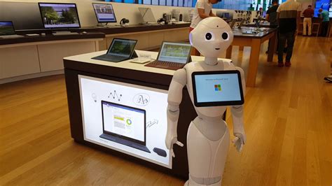 Interactive Talking And Dancing Robot At Microsoft Store Youtube Interactive Talking And Dancing Robot At Microsoft Store Youtube