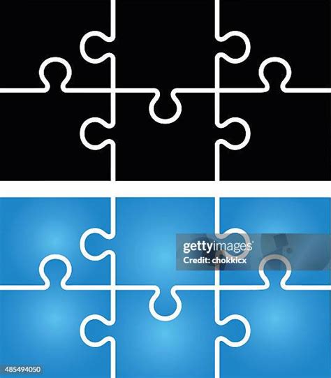 6 Puzzle Pieces Vector Photos And Premium High Res Pictures Getty Images