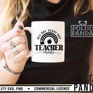 Teacher Mode SVG PNG Teacher Mode All Day Every Day Teacher Mode Svg Teacher Svg Teacher