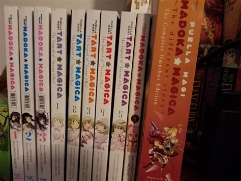 My Madoka Manga collection so far. It took forever to find all of Tart ...