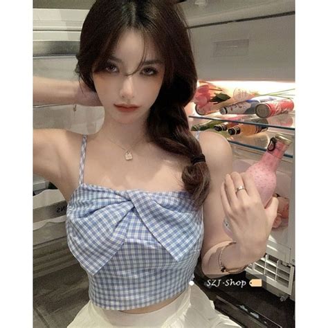 ลายสก๊อตสายเดี่ยวผู้หญิงน่ารักๆๆ Jureerat1993 Shop Thaipick