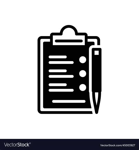 Lists Royalty Free Vector Image Vectorstock