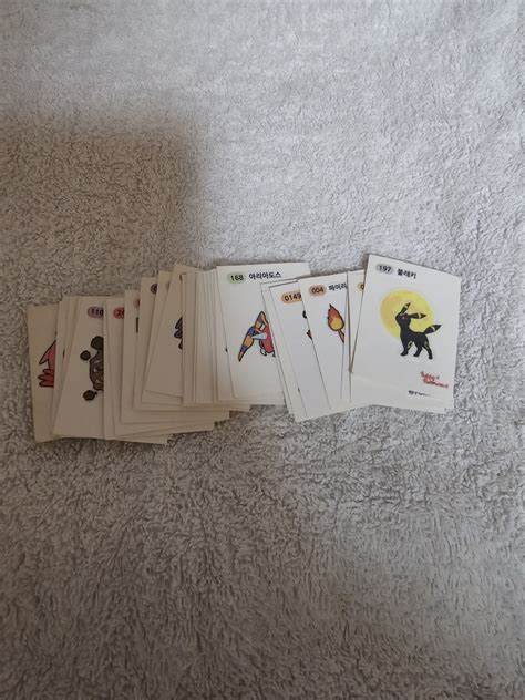 포켓몬 스티커 팔아요 피카츄 파이리 꼬부기 등 28개정도 있어요 동산동 취미 게임 음반 당근 중고거래