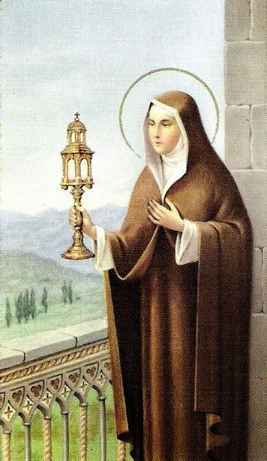 Miscosasyyo El Santo Del Día 11 De Agosto Santa Clara De Asís