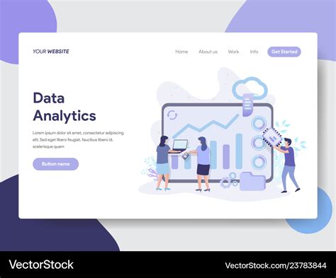 Data Analytics Concept Royalty Free Vector Image