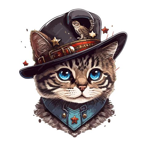 Premium Vector Cute Kawaii Cat Sticker