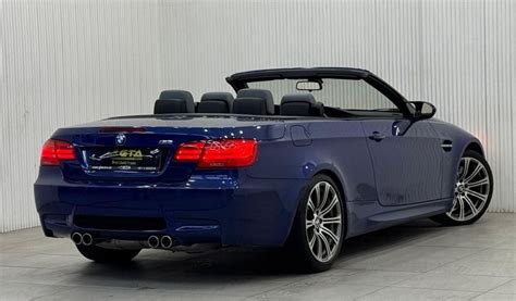 Used 2011 Bmw M3 Convertible E93 Lemans Blue Color Full Service History Excellent Condition