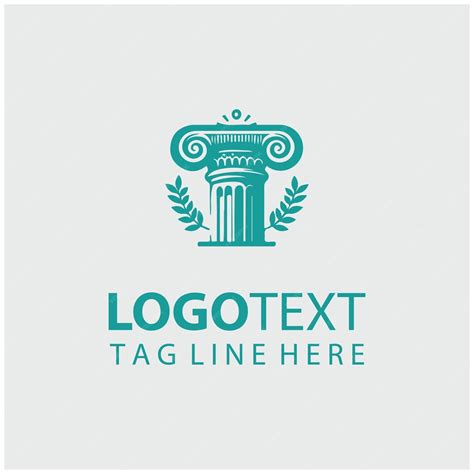 Premium Vector Classical Column Logo Illustrations