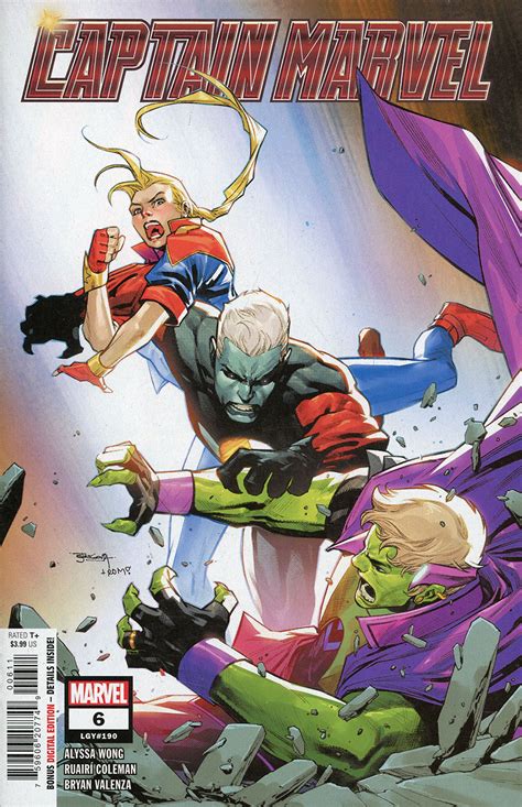Captain Marvel Vol 10 6 Cover A Regular Stephen Segovia Cover