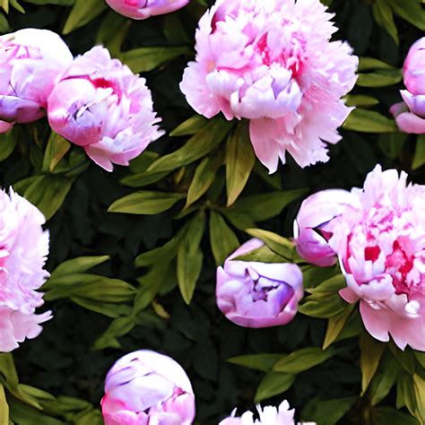 Peonies Pattern Graphic · Creative Fabrica