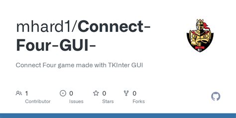 Github Mhard1connect Four Gui Connect Four Game Made With Tkinter Gui