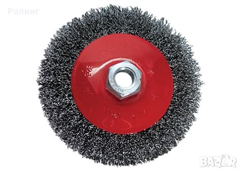 Четка за ъглошлайф 100 Mm М14 конусна вълнообразна стоманена тел Mtx 746089 в Други