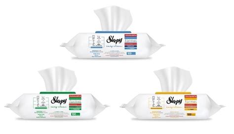 Влажные салфетки для очистки поверхностей Sleepy Easy Clean 100 шт 3 вида Uzkopšanas Mitrās