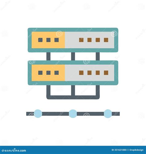 Network Switch Icon For Data Management Stock Vector Illustration Of