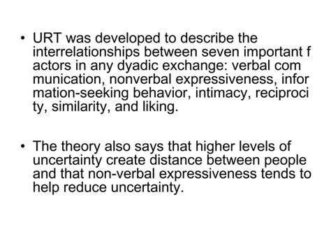 Uncertainty Reduction Ppt