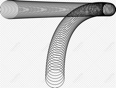 Wavy Font 7 Corrugated Black Ring Png Image Image And Picture For