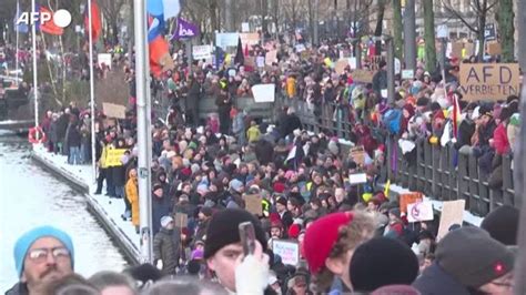 Marea Umana In Germania Contro L Ultradestra Di Afd YouTube