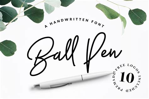 Ball Pen Handwritten Font ~ Script Fonts ~ Creative Market