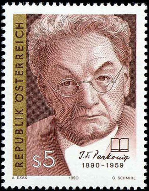 Josef Friedrich Perkonig 1990 Briefmarken Kunst Und Kultur Im