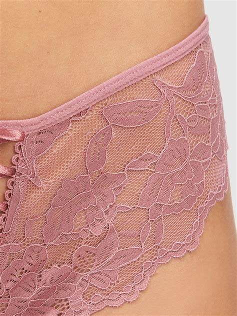 Mabel Lace Up Front Tanga Fredericks Of Hollywood Fredericks Of
