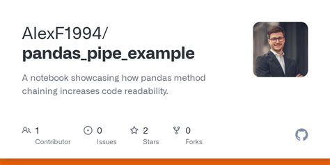 Github Alexf1994pandaspipeexample A Notebook Showcasing How Pandas Method Chaining
