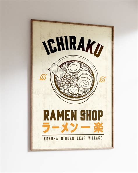 Ichiraku Ramen Art Print Anime Threadheads Exclusive Australia