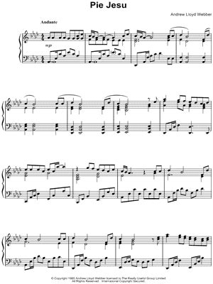 Pie Jesu Pdf Free Sheet Music