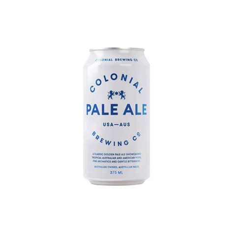 Colonial Australian Small Pale Ale 375ml 24 Carton Tasty Snack Asia