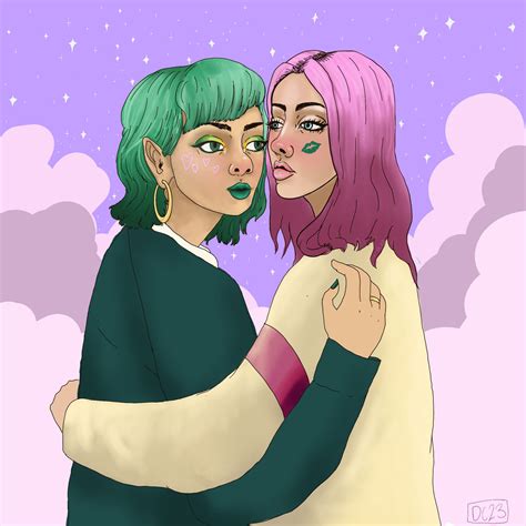 Egirls In Love By Cryptidink On Deviantart
